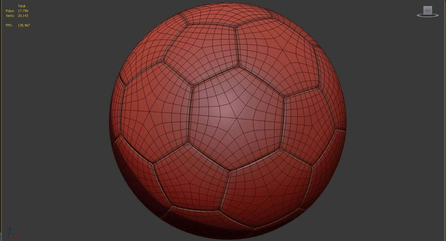 Football Ball - 3D Model by ferhatkose19