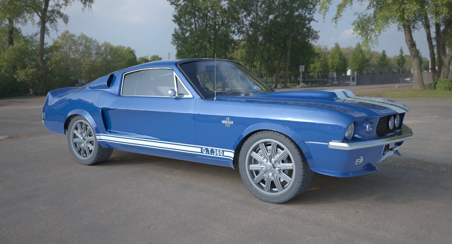 Ford Mustang Shelby GT 360 - 3D Model by ferhatkose19