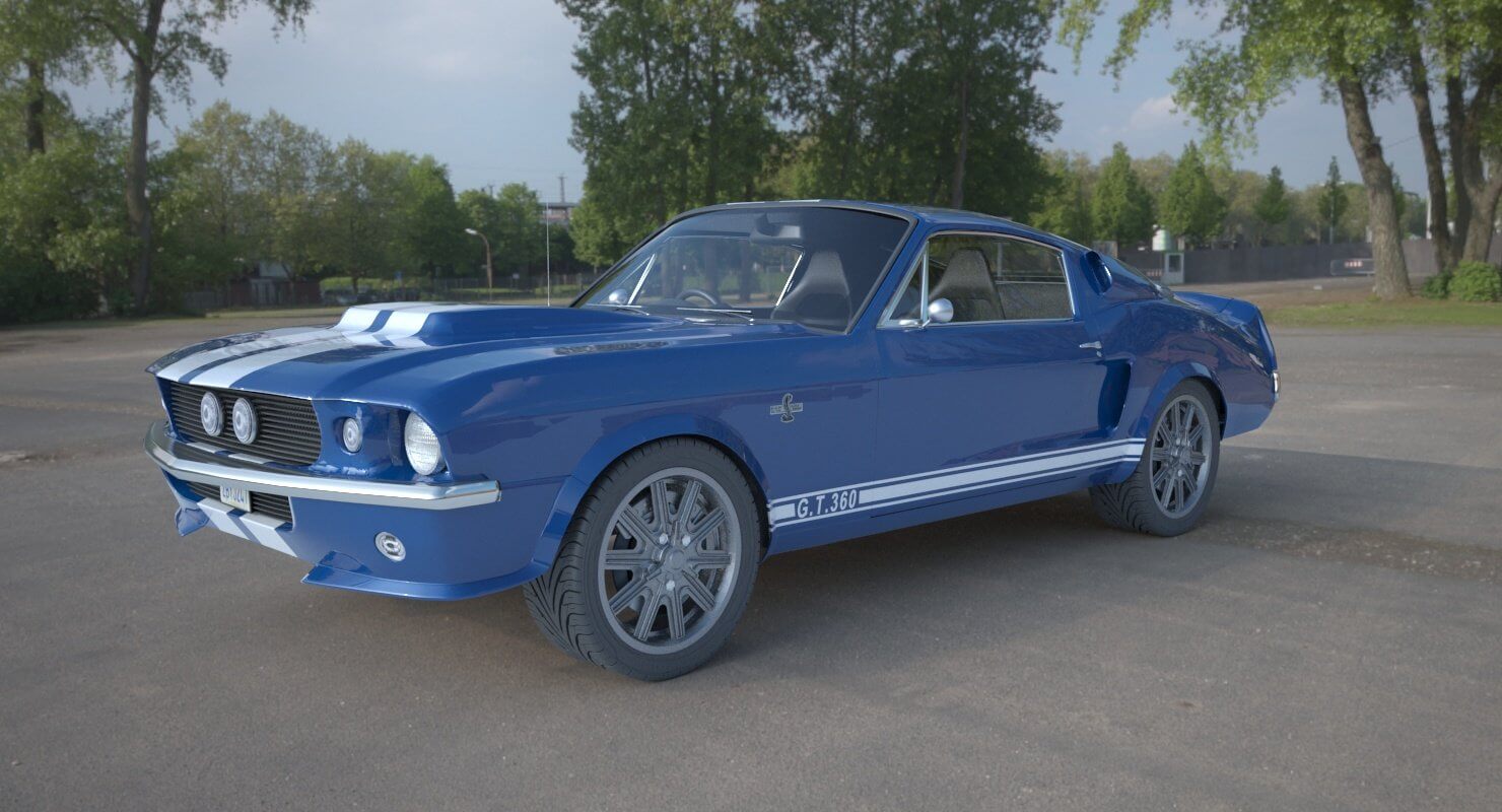 Ford Mustang Shelby GT 360 - 3D Model by ferhatkose19