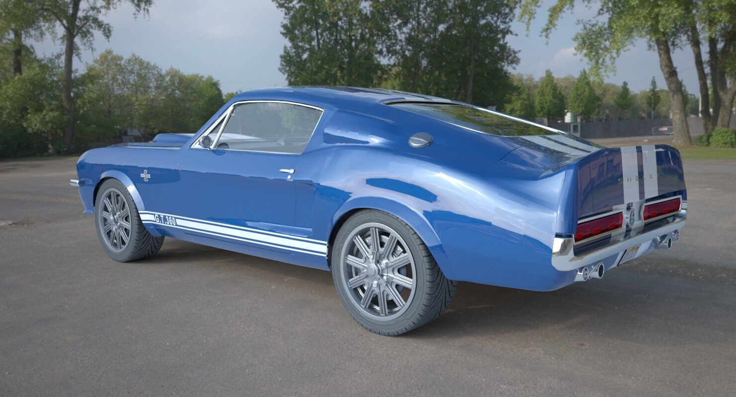 Ford Mustang Shelby GT 360 - 3D Model by ferhatkose19