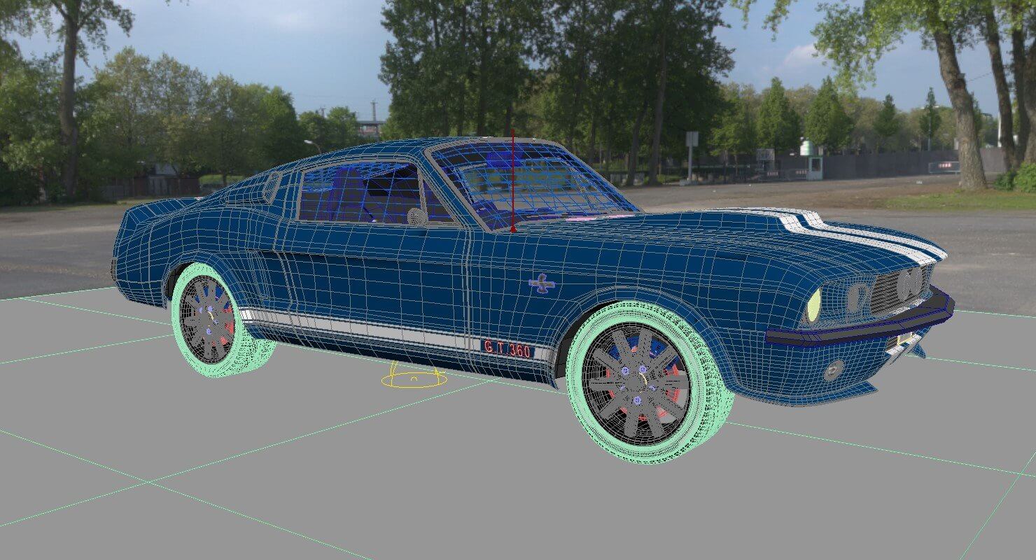 Ford Mustang Shelby GT 360 - 3D Model by ferhatkose19