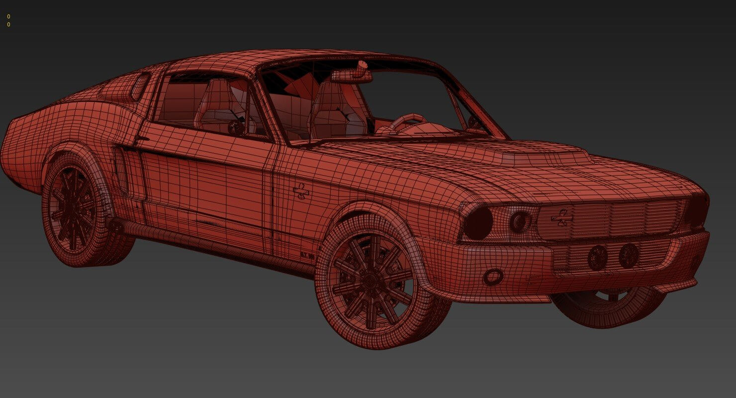 Ford Mustang Shelby GT 500CR - 3D Model by ferhatkose19