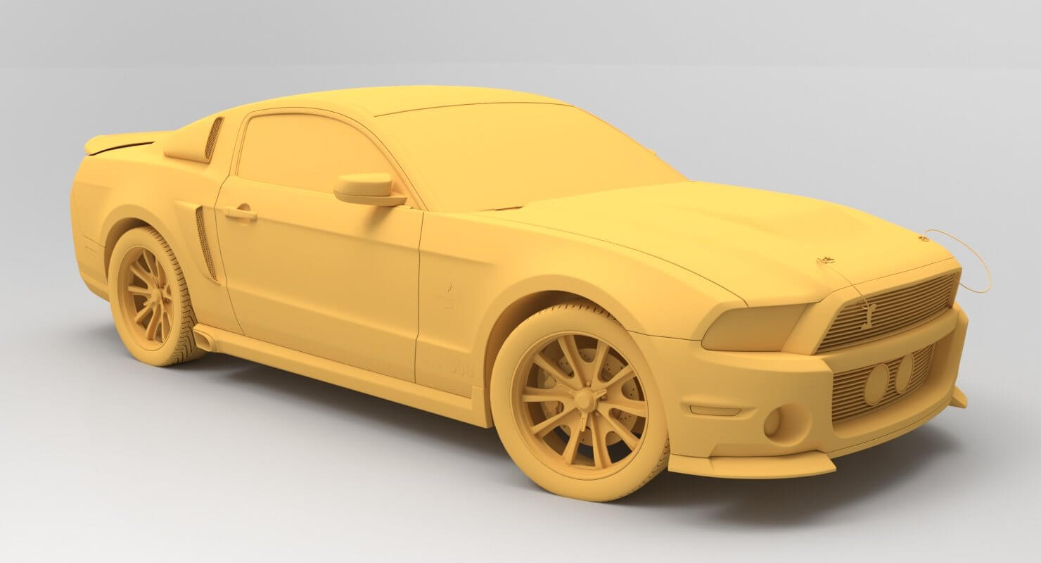 Ford Shelby GT 500 - 3D Model by ferhatkose19