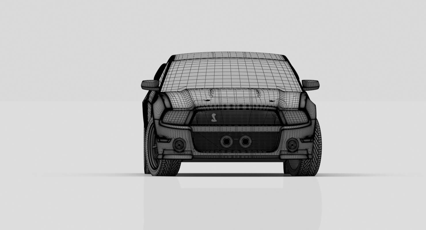 Ford Shelby GT 500 - 3D Model by ferhatkose19