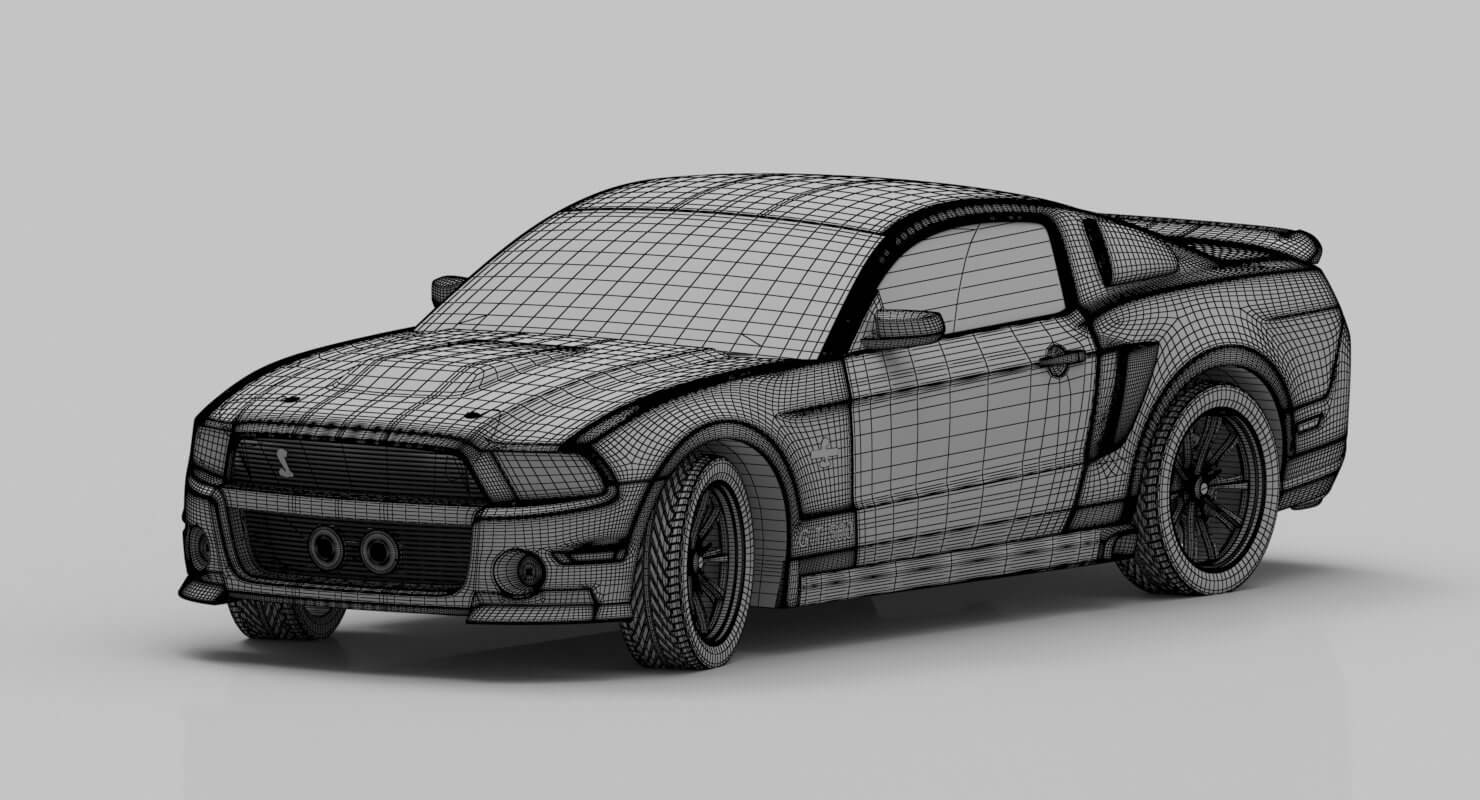 Ford Shelby GT 500 - 3D Model by ferhatkose19