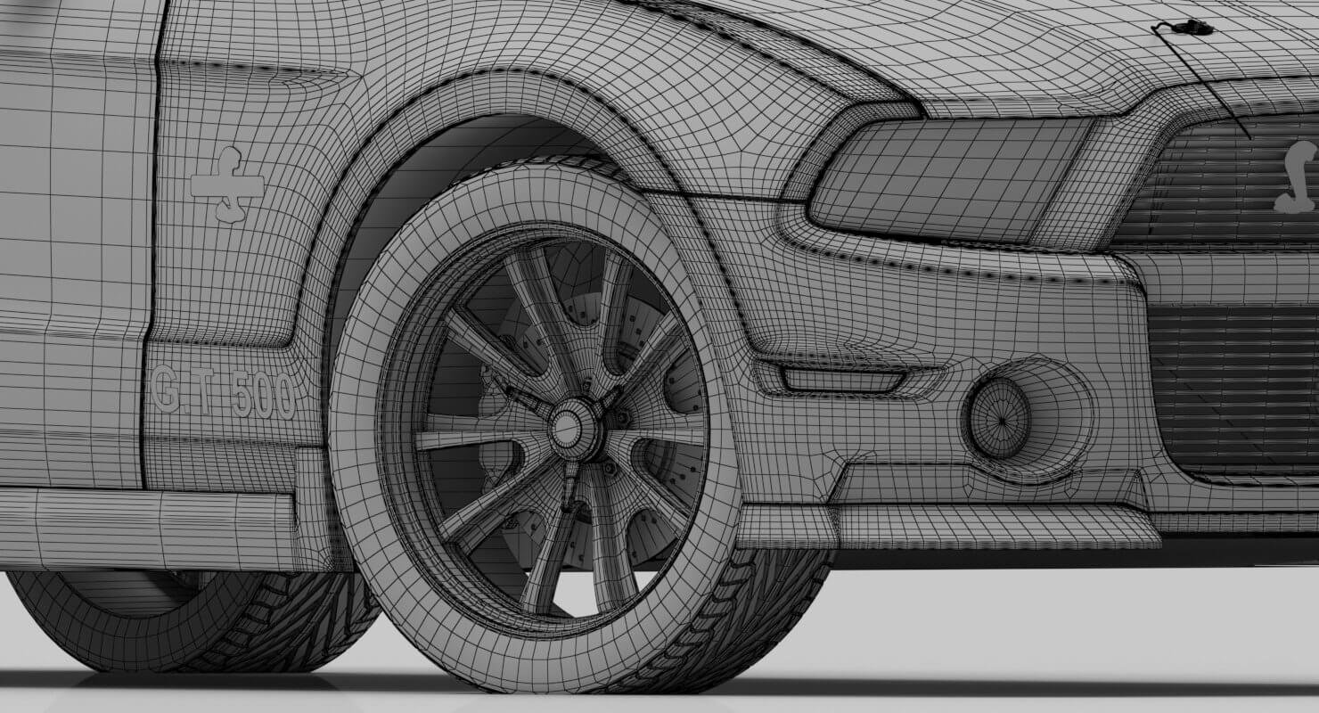 Ford Shelby GT 500 - 3D Model by ferhatkose19