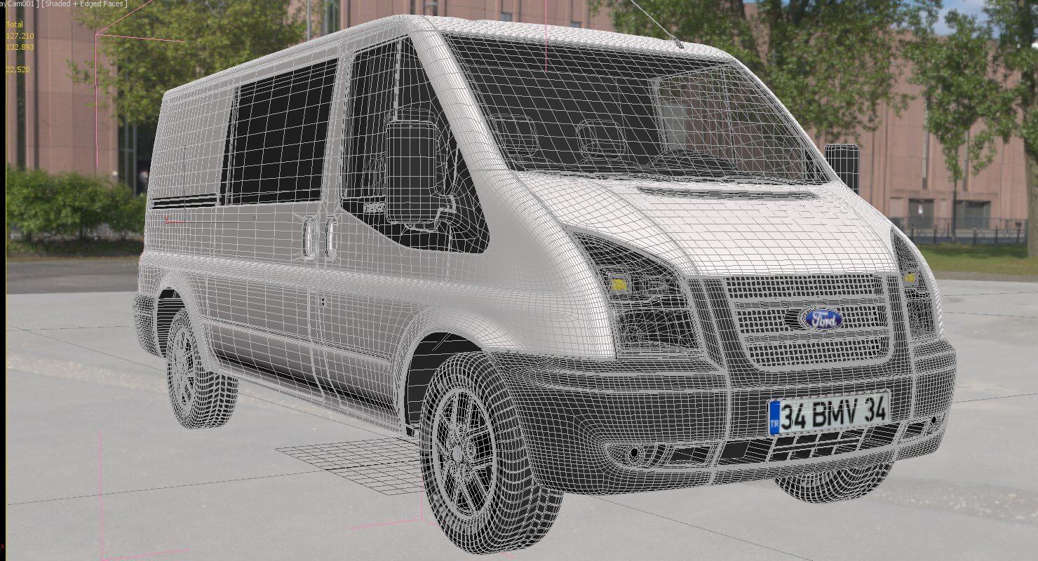 Ford Transit - 3D Model by ferhatkose19