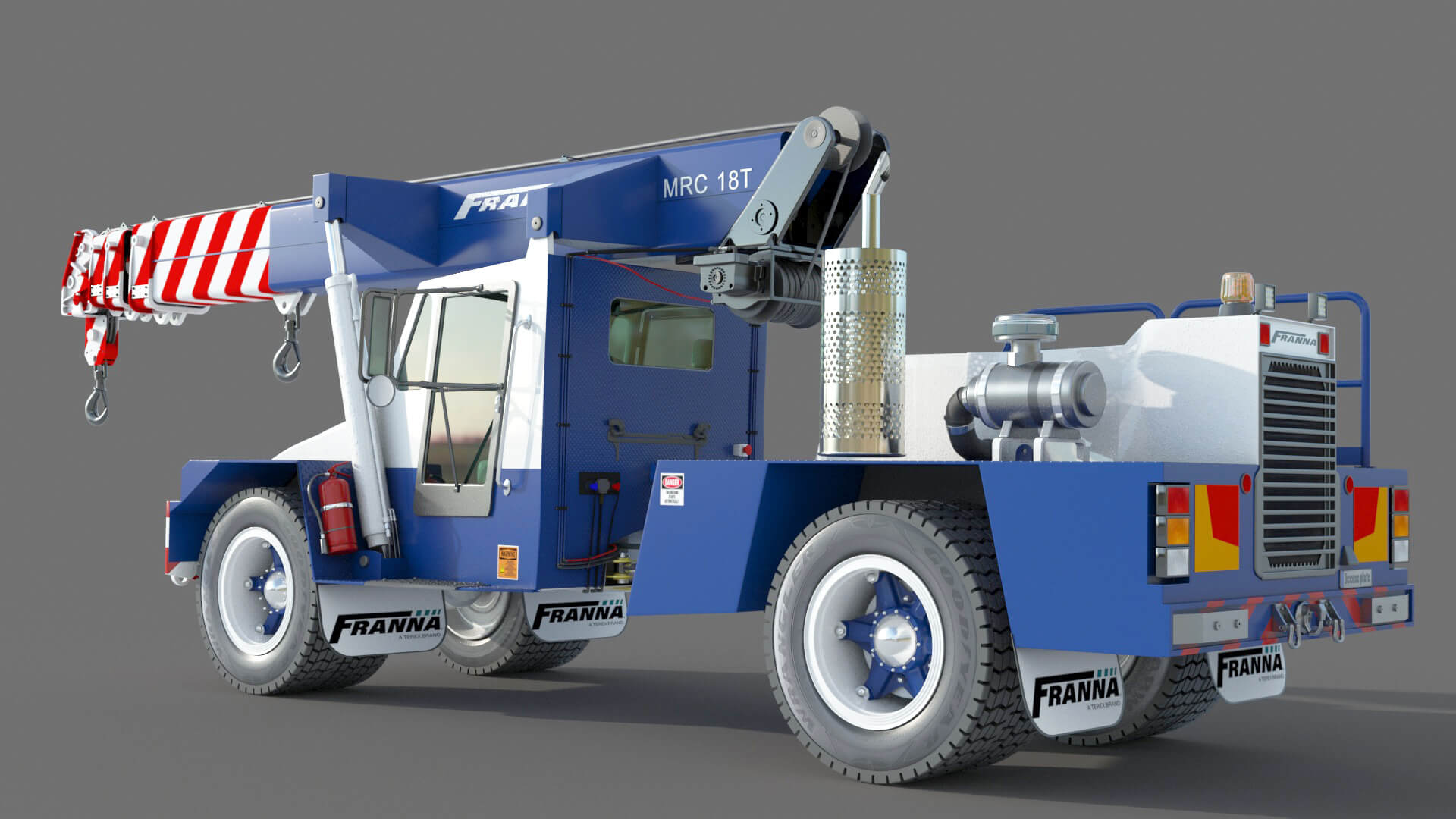 Franna 18T Crane - 3D Model by ferhatkose19