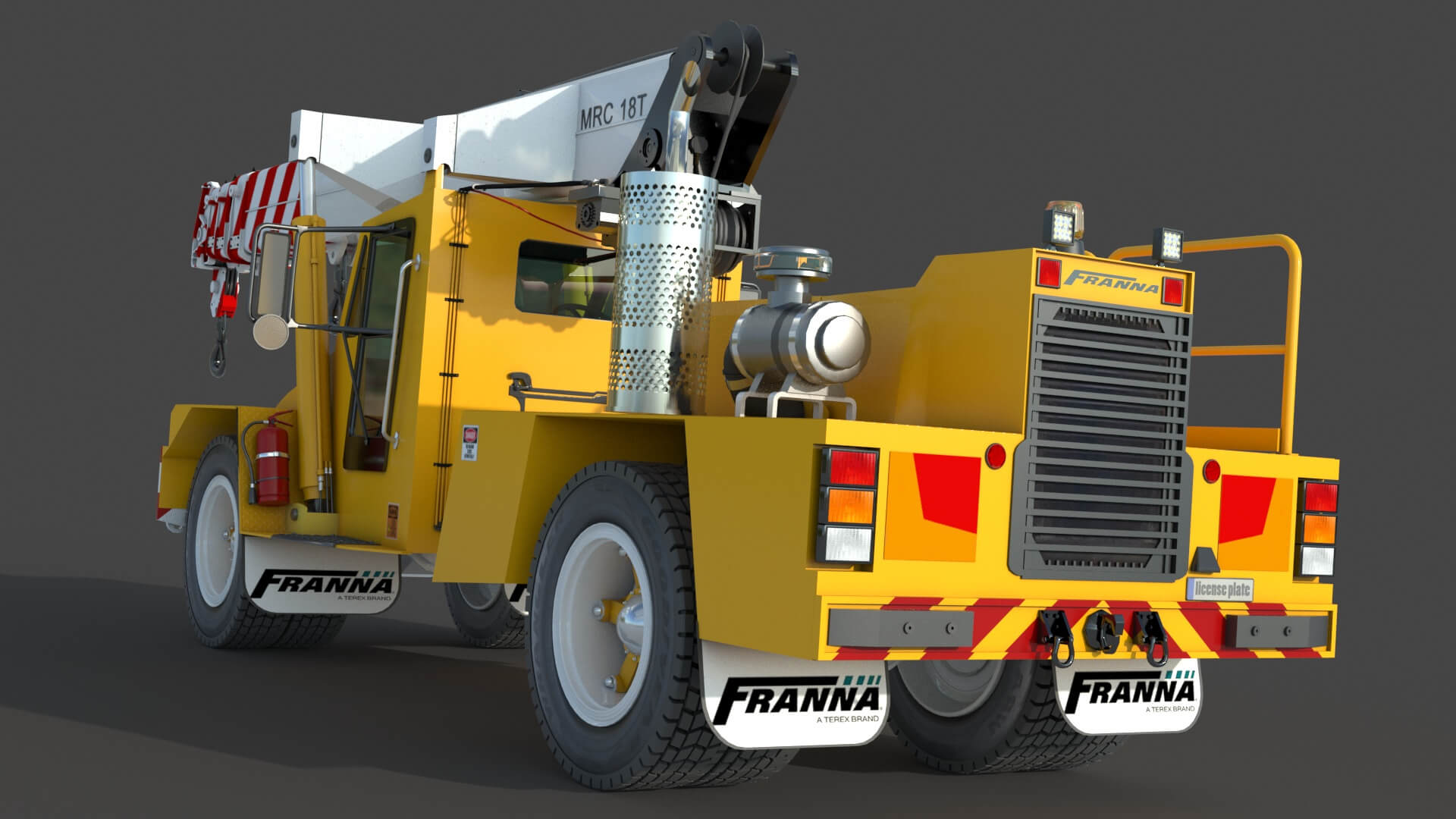 Franna 18T Crane - 3D Model by ferhatkose19