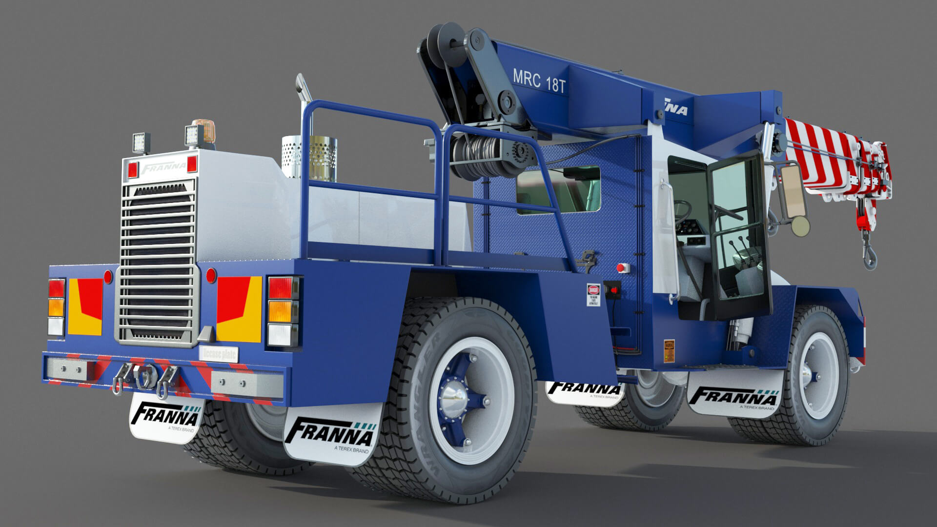 Franna 18T Crane - 3D Model by ferhatkose19