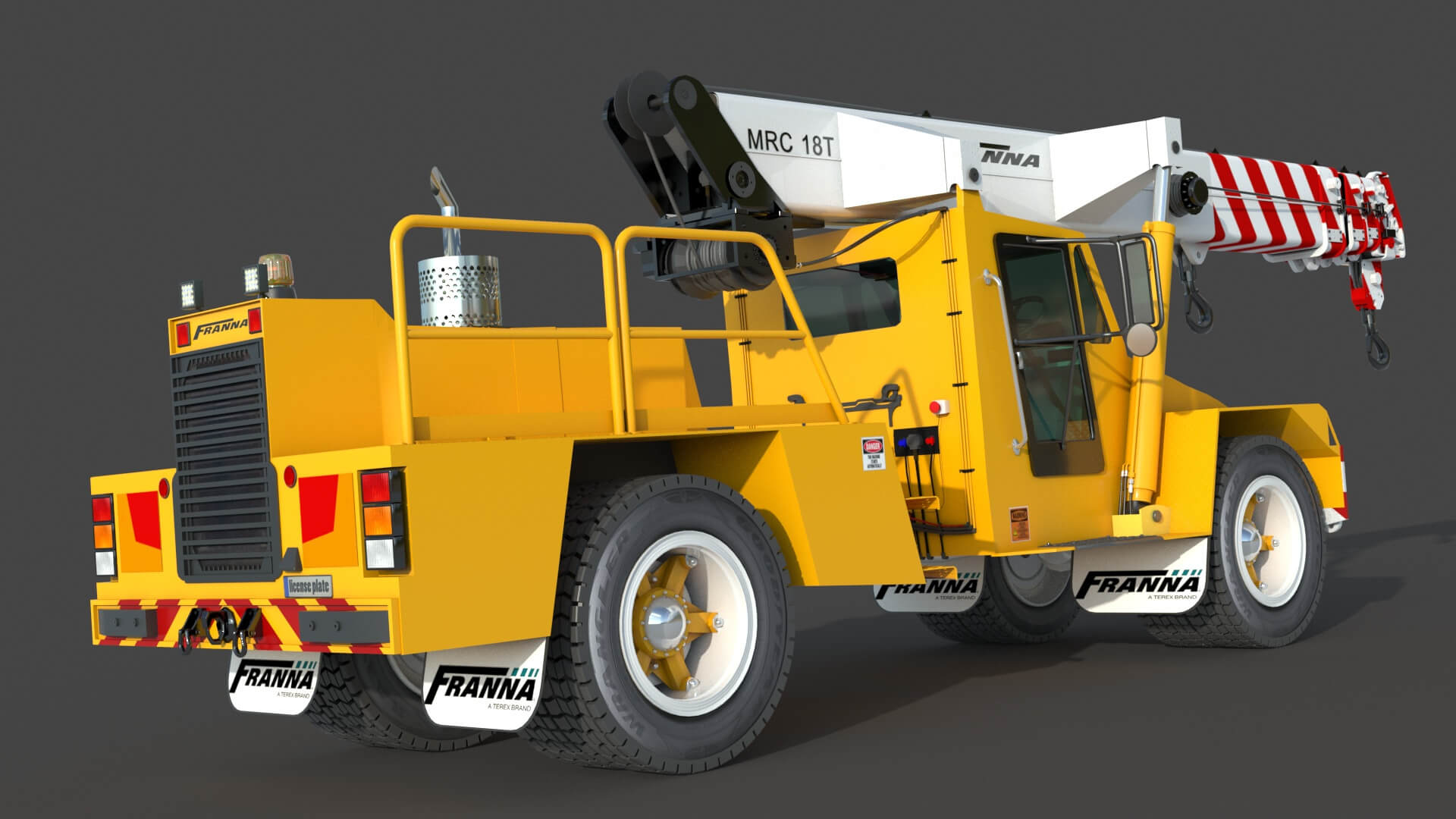 Franna 18T Crane - 3D Model by ferhatkose19