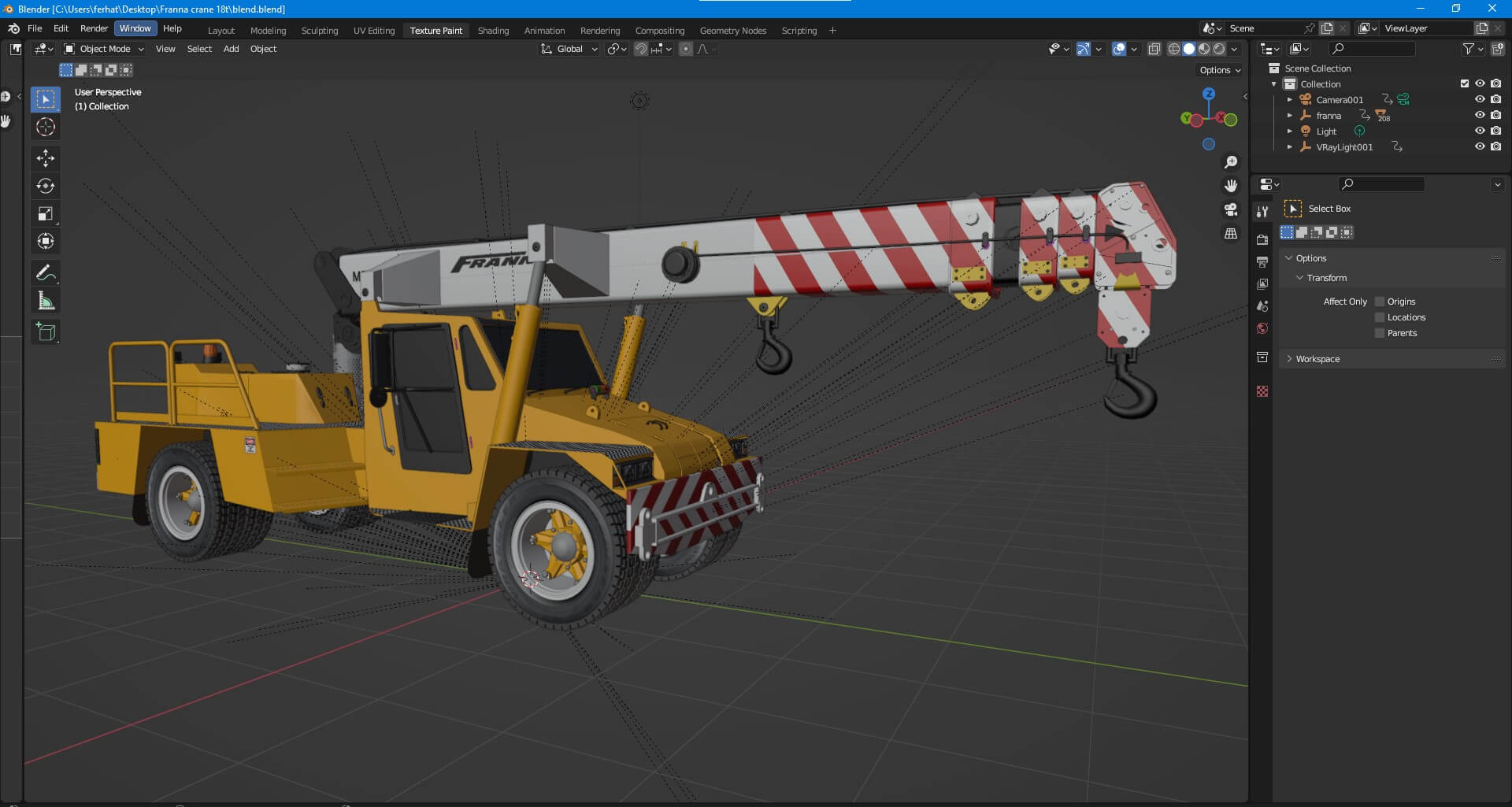 Franna 18T Crane - 3D Model by ferhatkose19