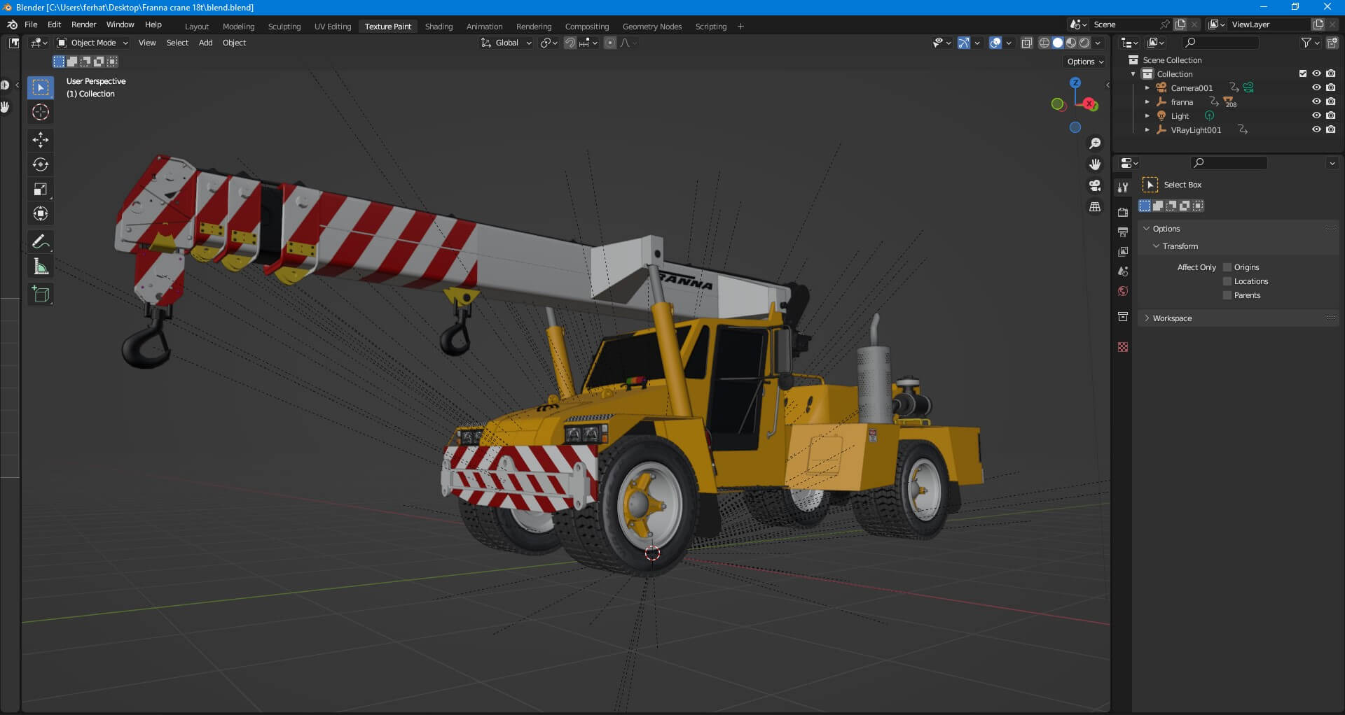 Franna 18T Crane - 3D Model by ferhatkose19
