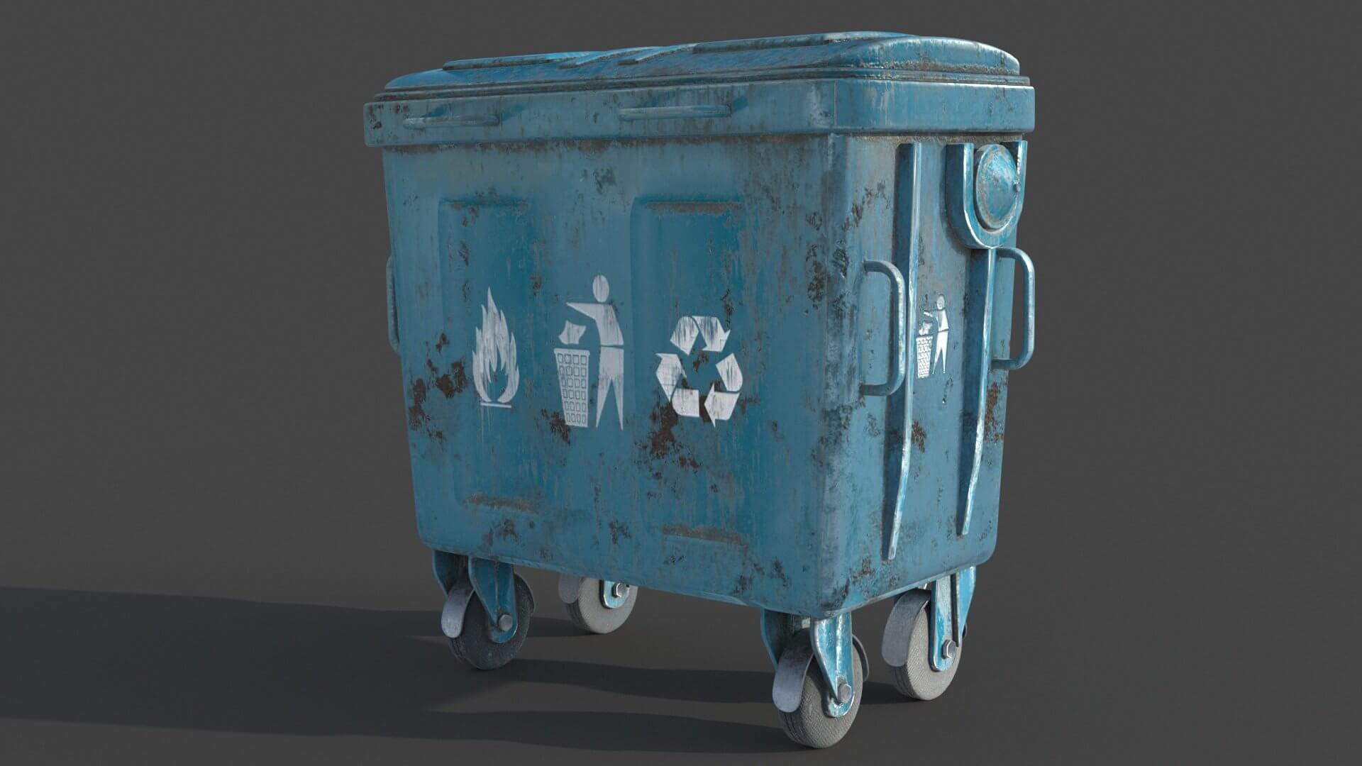 Garbage Bin - 3D Model by ferhatkose19