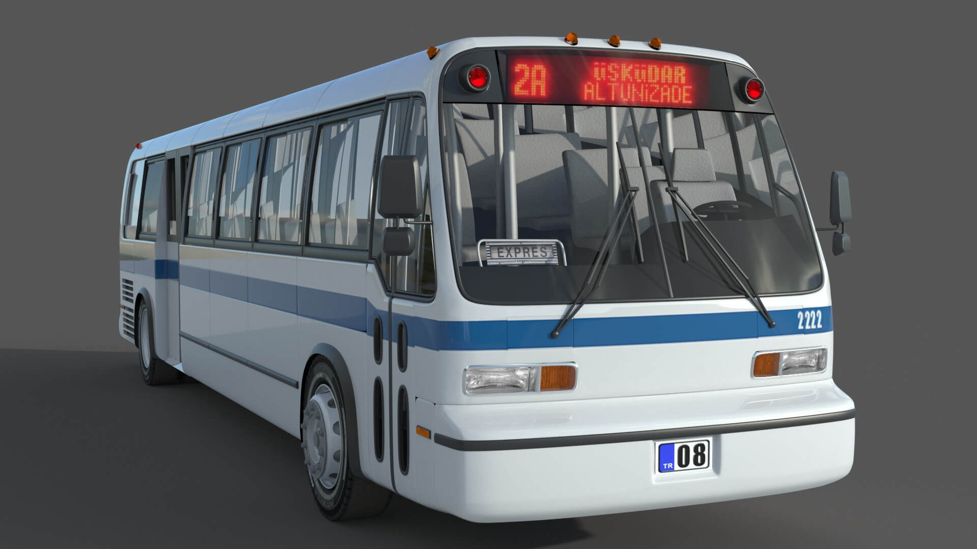 GMC RTS 1981 Bus - 3D Model by ferhatkose19