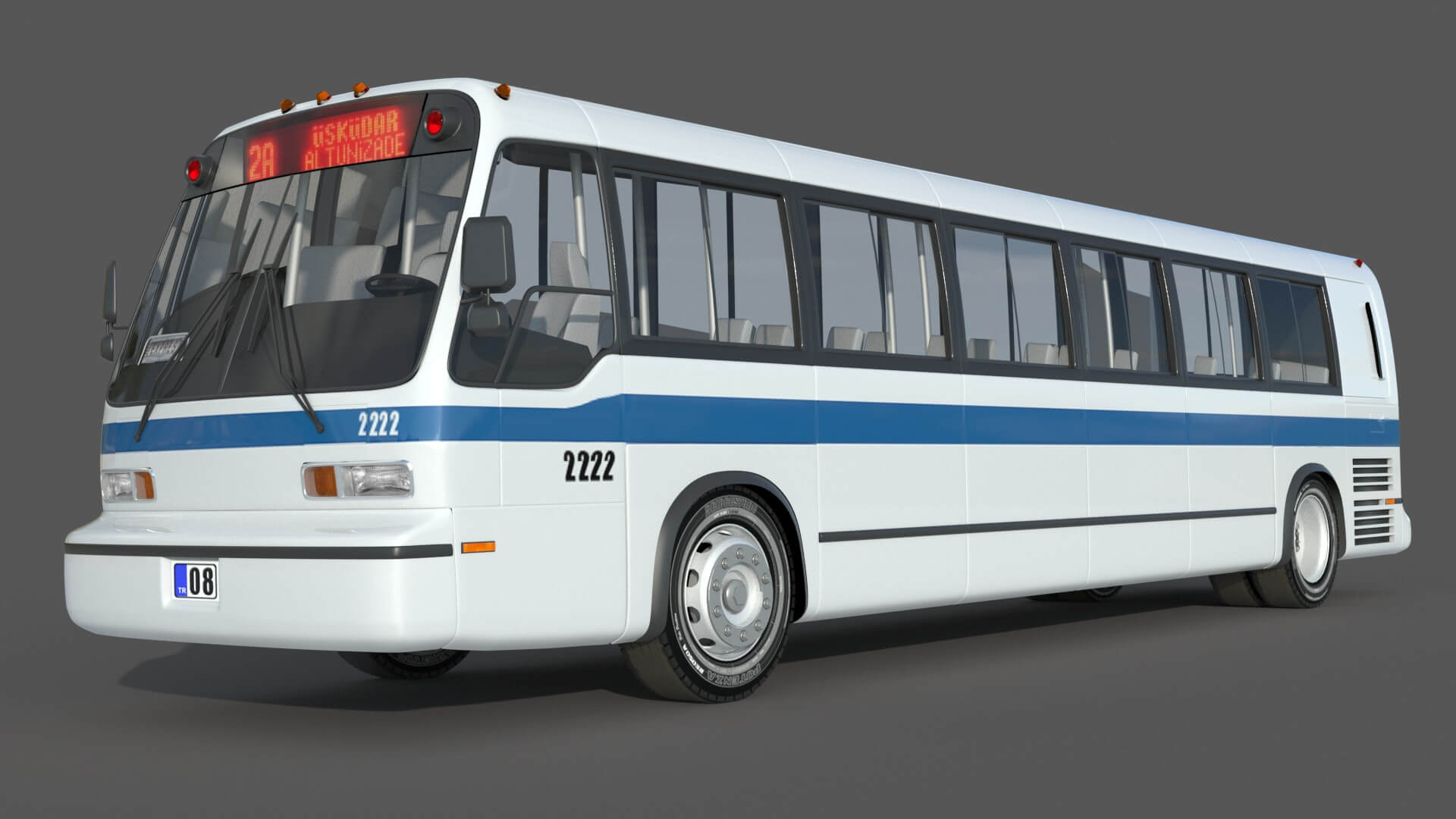 GMC RTS 1981 Bus - 3D Model by ferhatkose19