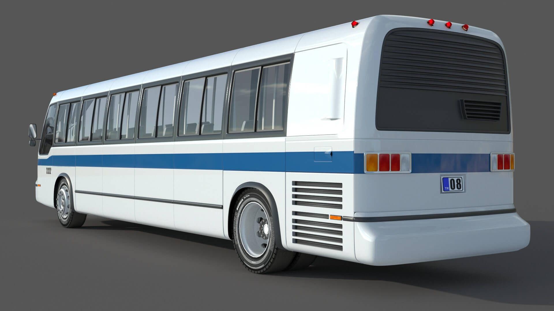 GMC RTS 1981 Bus - 3D Model by ferhatkose19