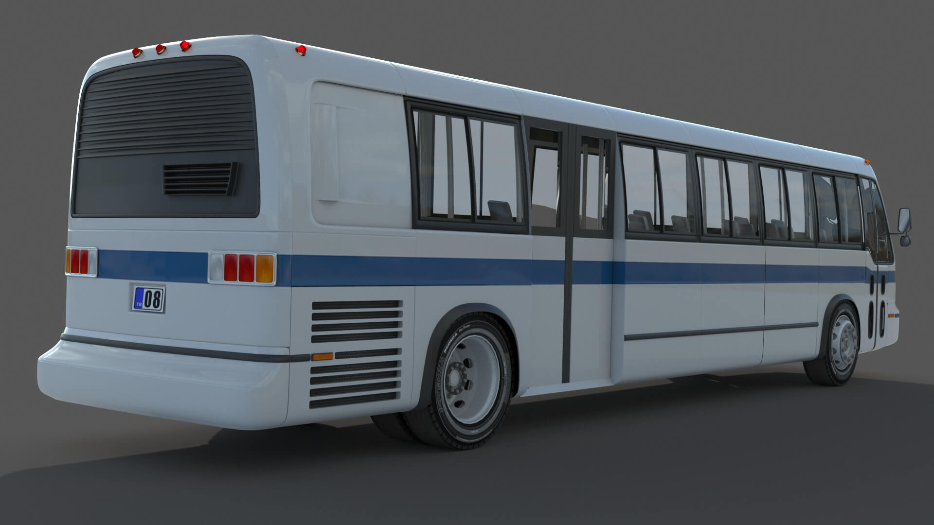 GMC RTS 1981 Bus - 3D Model by ferhatkose19