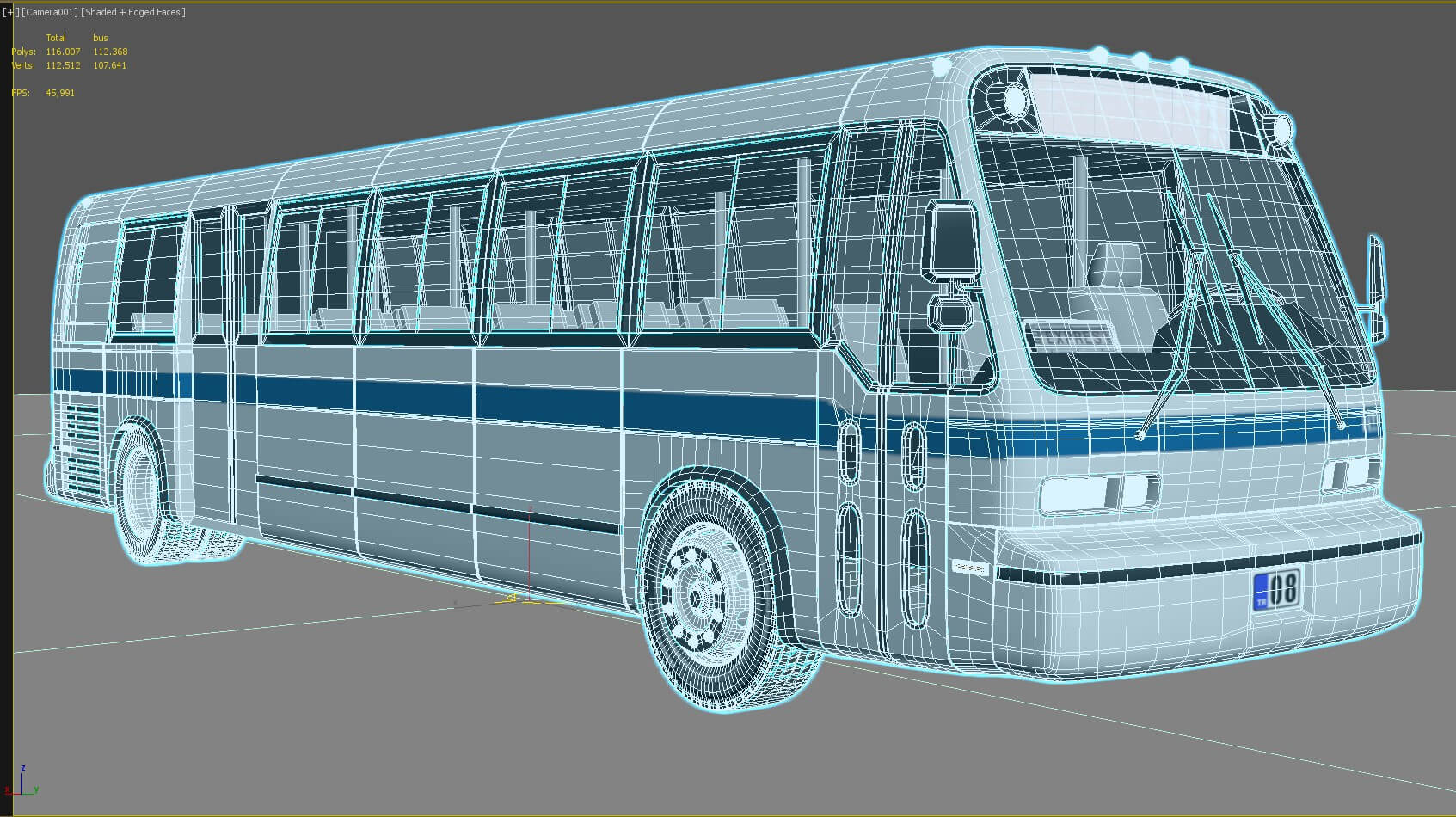 GMC RTS 1981 Bus - 3D Model by ferhatkose19
