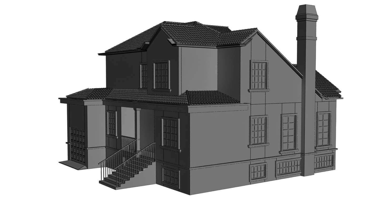 House 02 - 3D Model by ferhatkose19