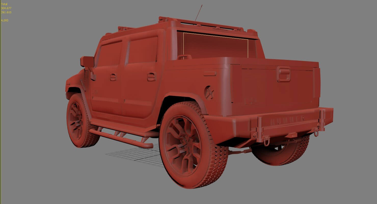 Hummer SUT - 3D Model by ferhatkose19
