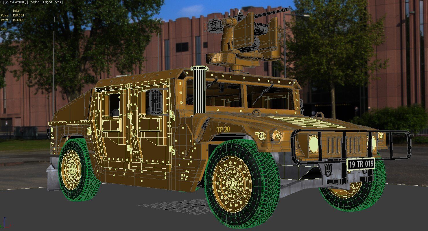Humvee - 3D Model by ferhatkose19