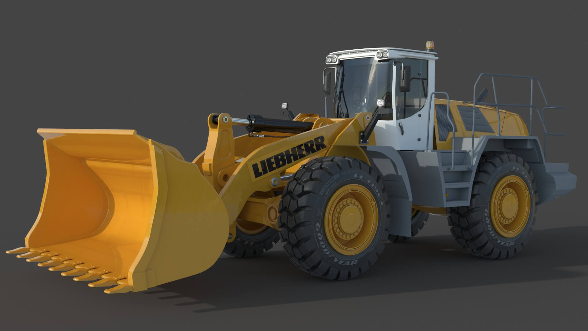 Liebherr L 580 Wheel Loader - 3D Model by ferhatkose19