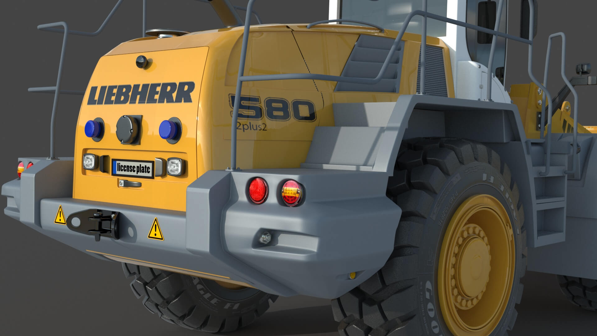 Liebherr L 580 Wheel Loader - 3D Model by ferhatkose19