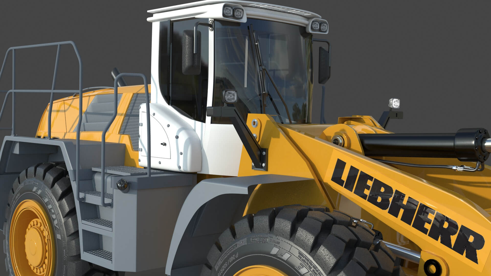 Liebherr L 580 Wheel Loader - 3D Model by ferhatkose19