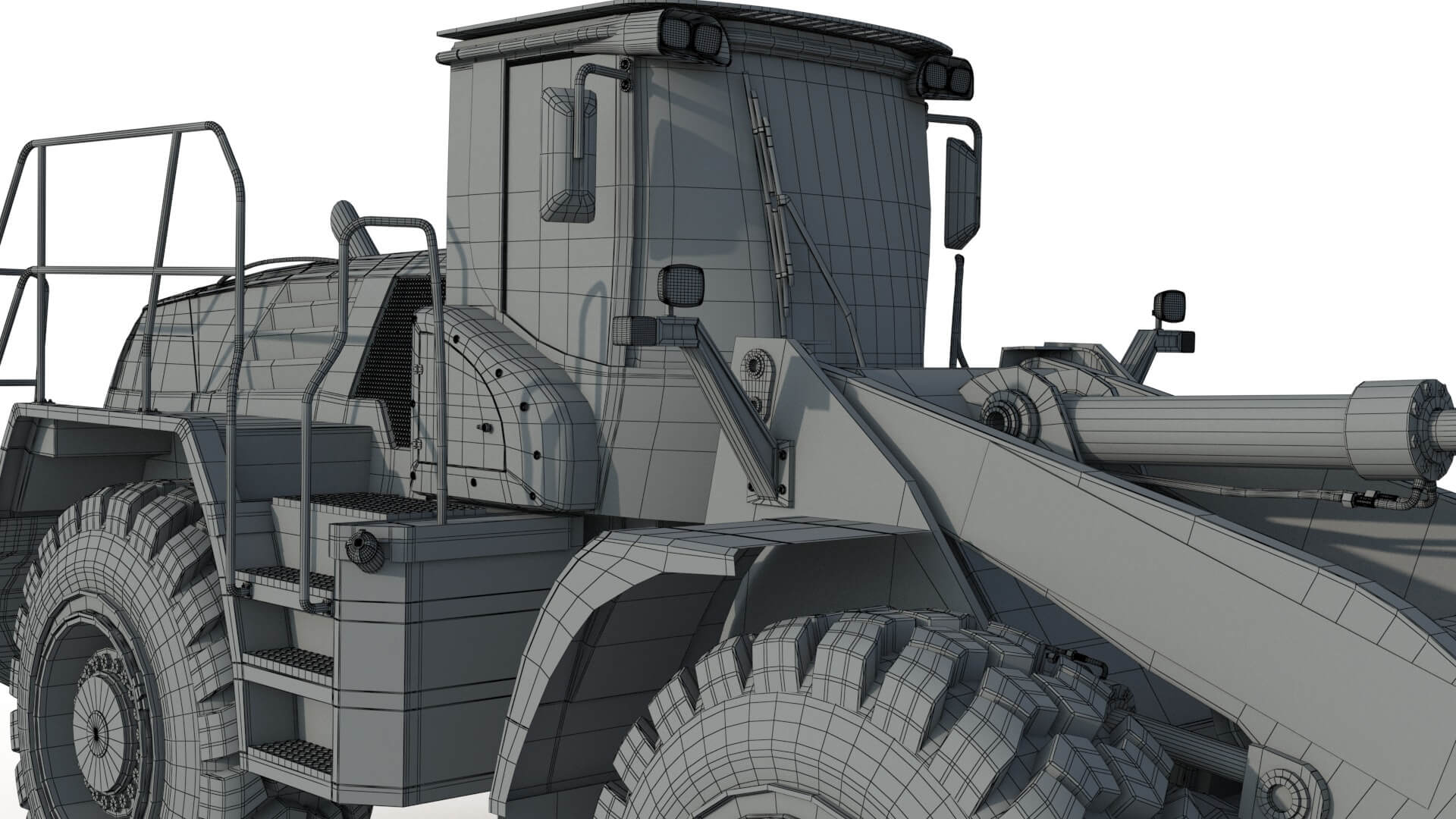 Liebherr L 580 Wheel Loader - 3D Model by ferhatkose19