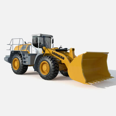 Liebherr L 580 Wheel Loader - 3D Model by ferhatkose19