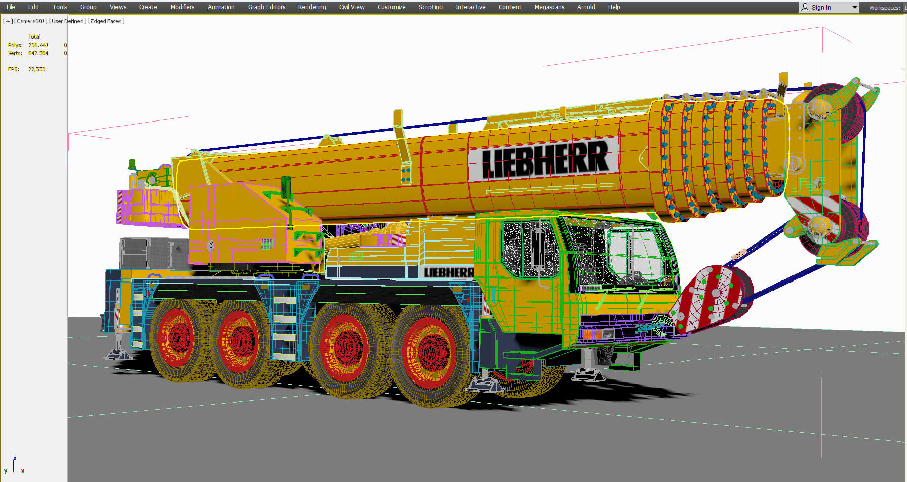 Liebherr Ltm 1080 Cranes - 3D Model by ferhatkose19