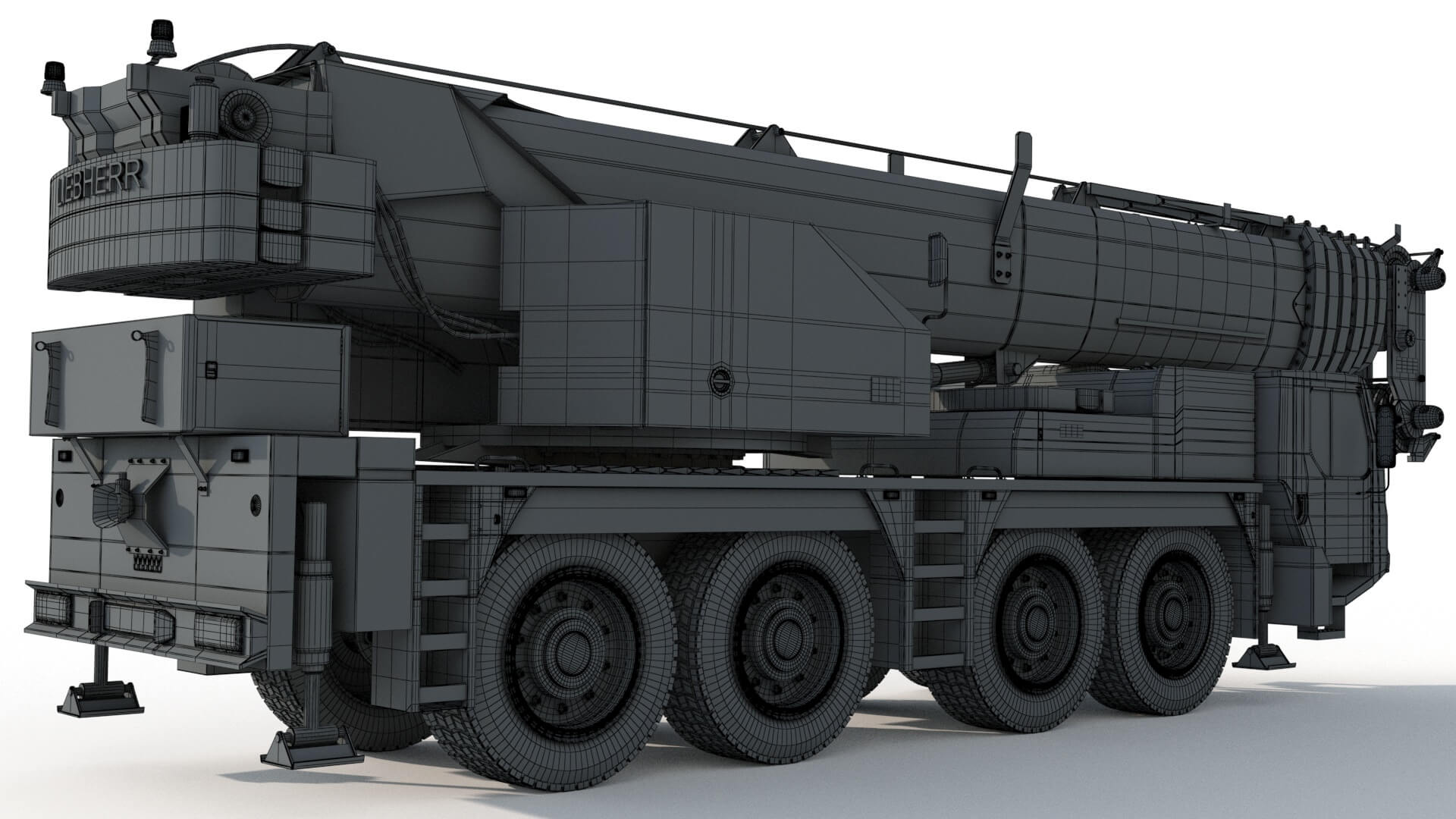 Liebherr Ltm 1080 Cranes - 3D Model by ferhatkose19