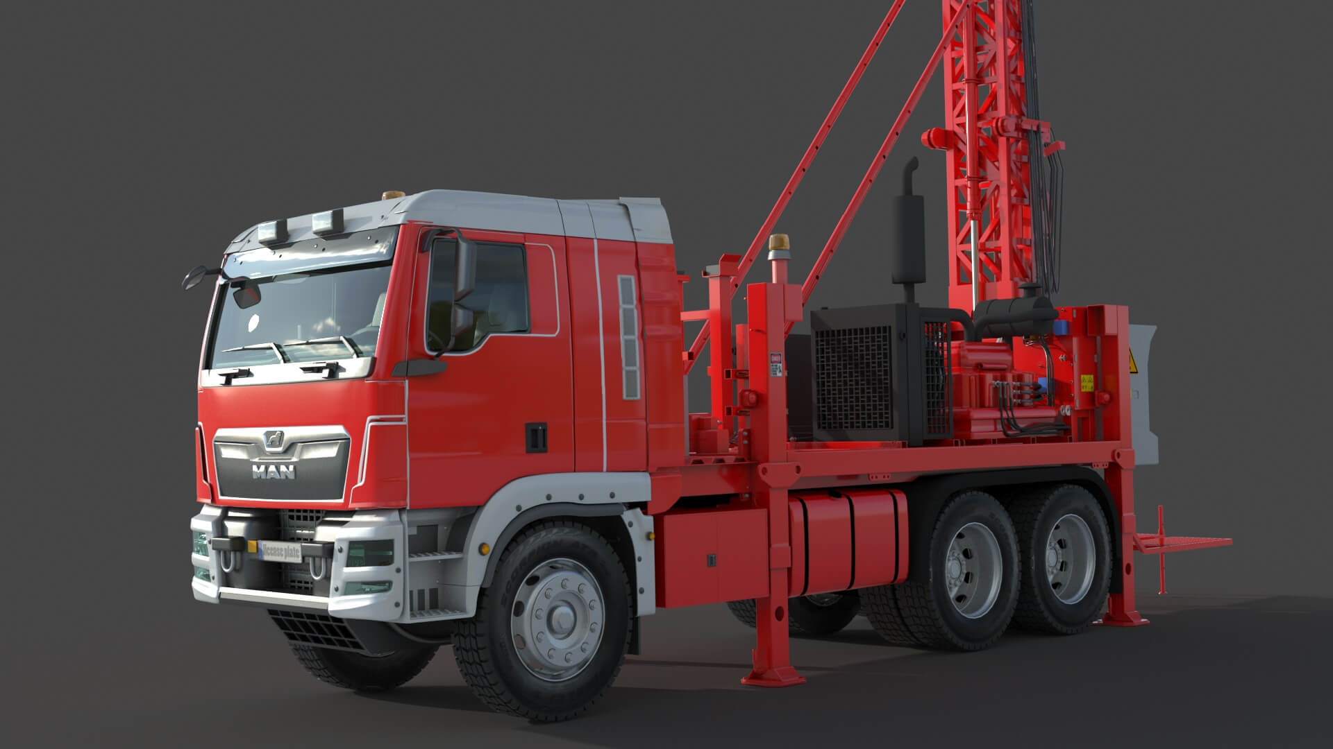 Man Sandvik Drill 2017 - 3D Model by ferhatkose19