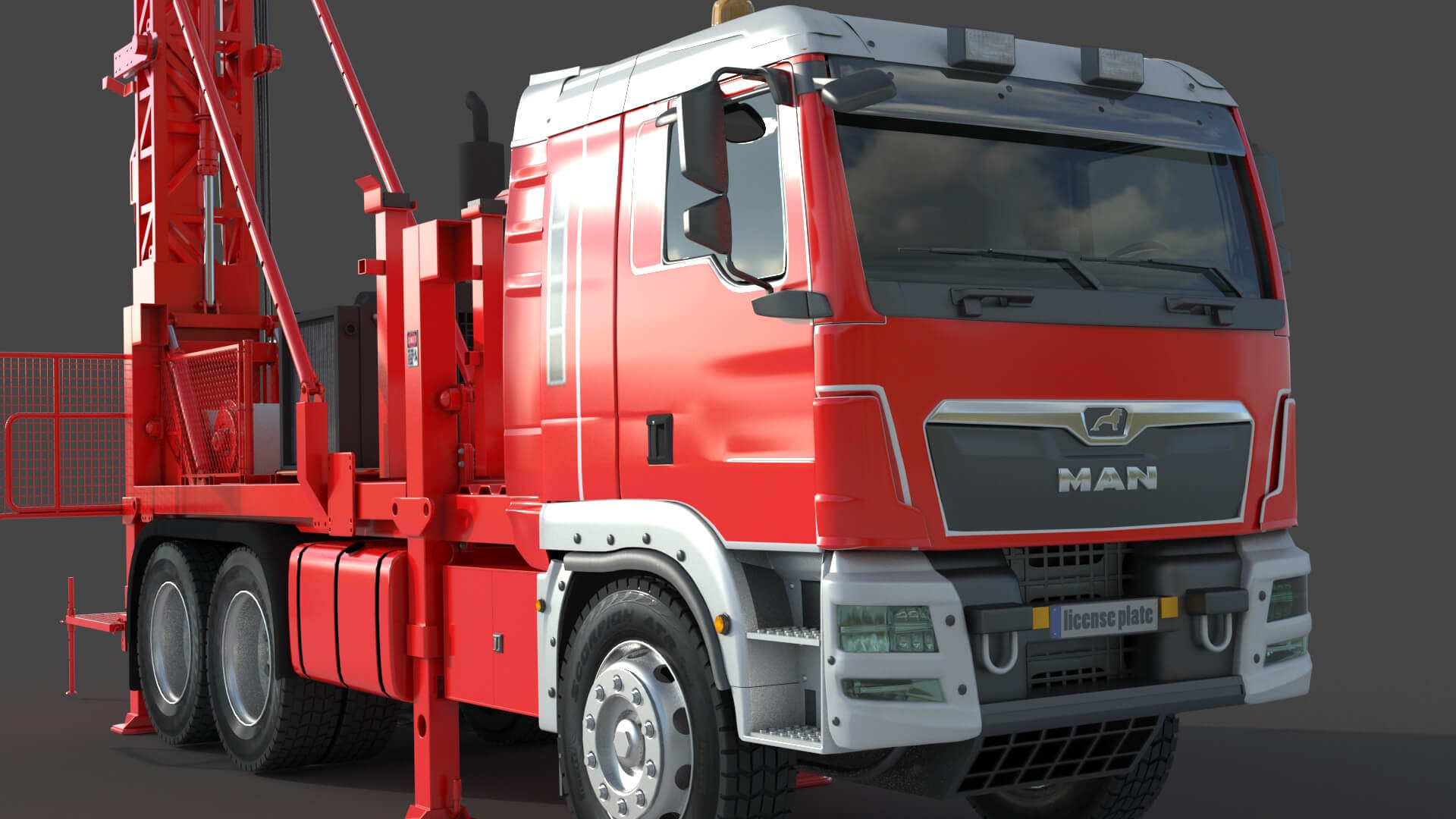 Man Sandvik Drill 2017 - 3D Model by ferhatkose19