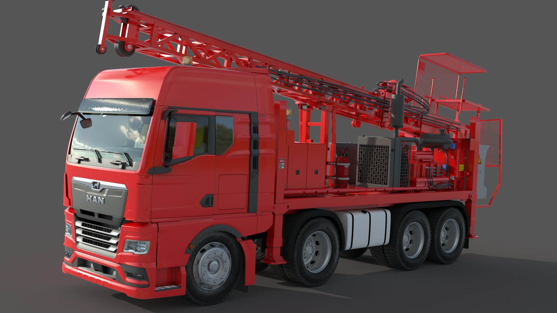 Man Sandvik Drill - 3D Model by ferhatkose19