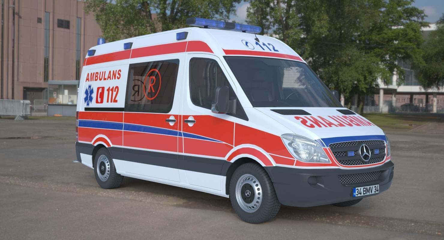 Mercedes Ambulance - 3D Model by ferhatkose19