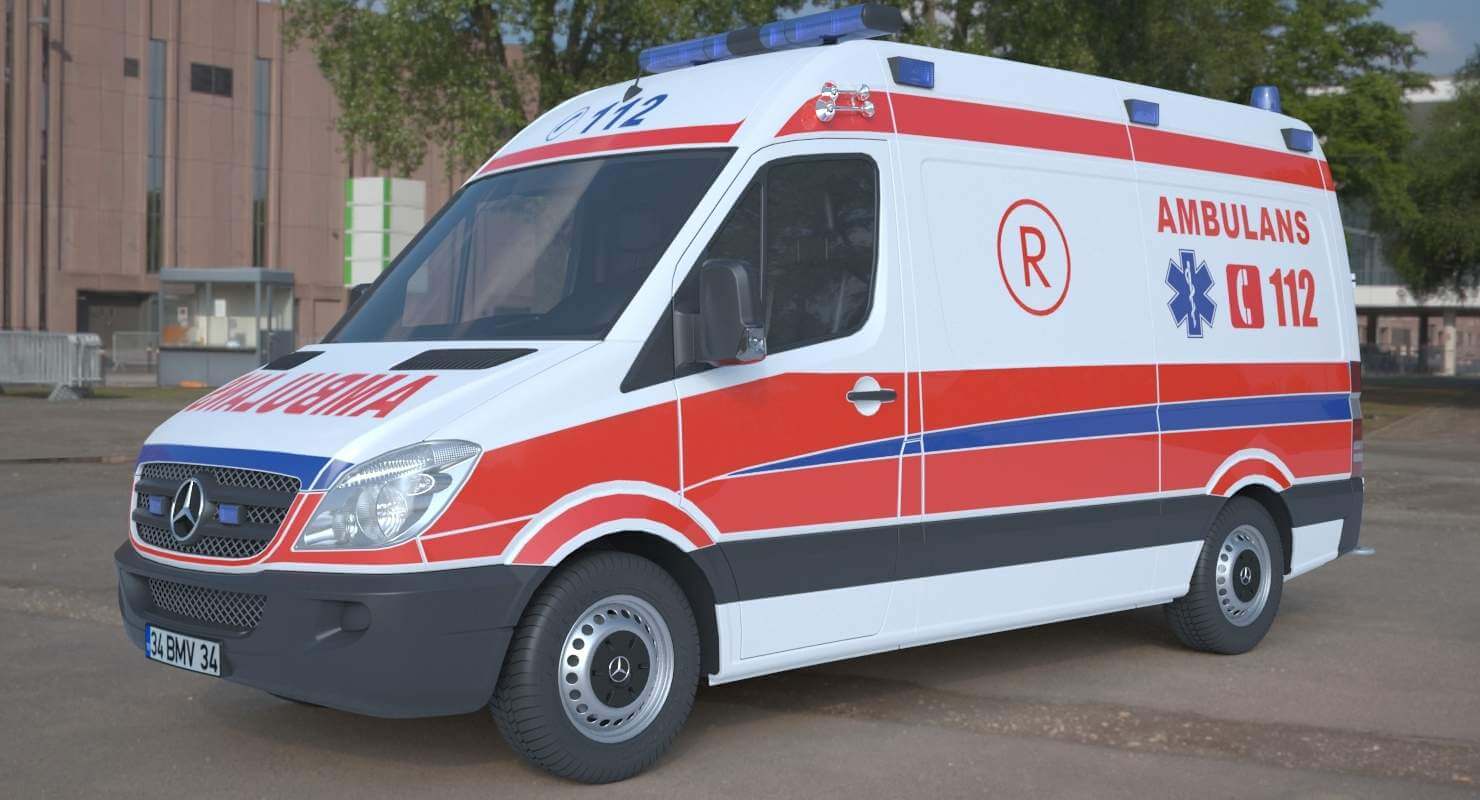 Mercedes Ambulance - 3D Model by ferhatkose19