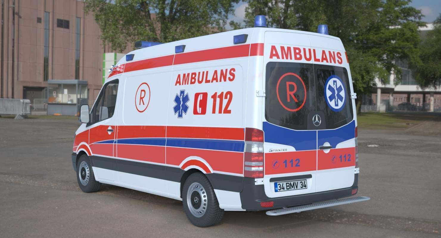 Mercedes Ambulance - 3D Model by ferhatkose19