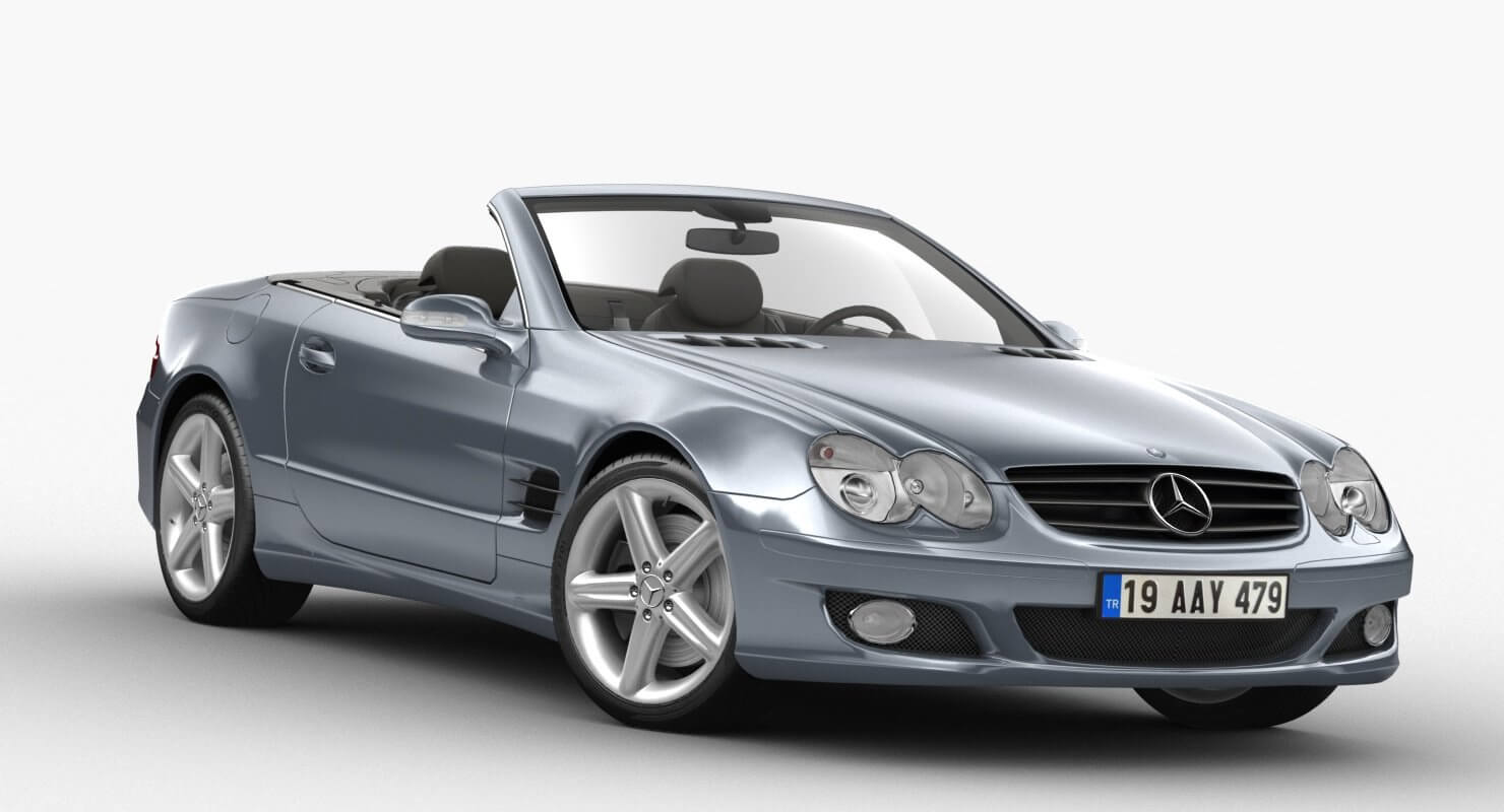 Mercedes SL 500 - 3D Model by ferhatkose19