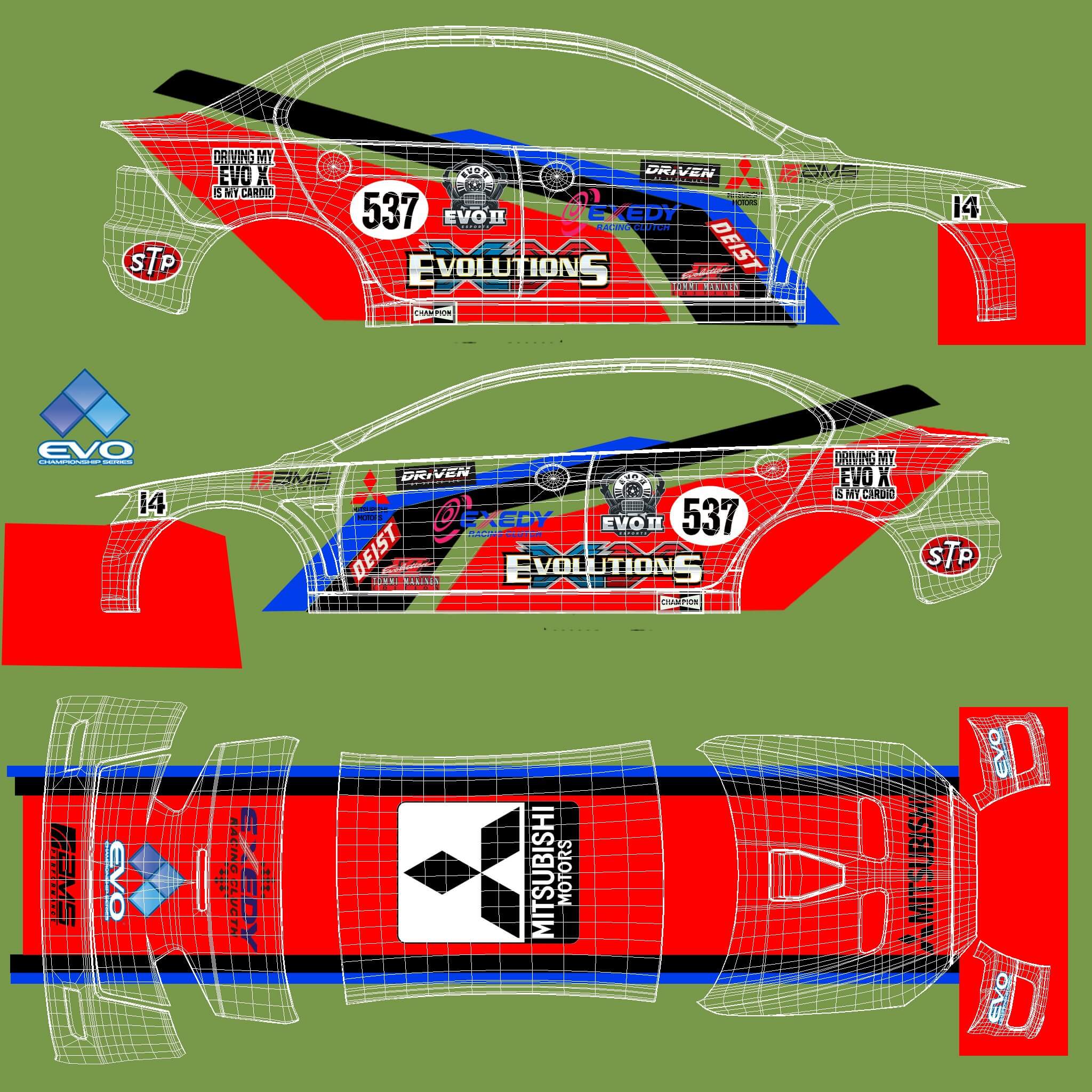 Mitsubishi Lancer Evo X - 3D Model by ferhatkose19