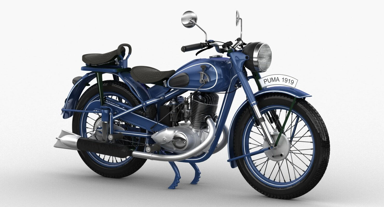 Motorcycle IZH-49 3D Model by ferhatkose19