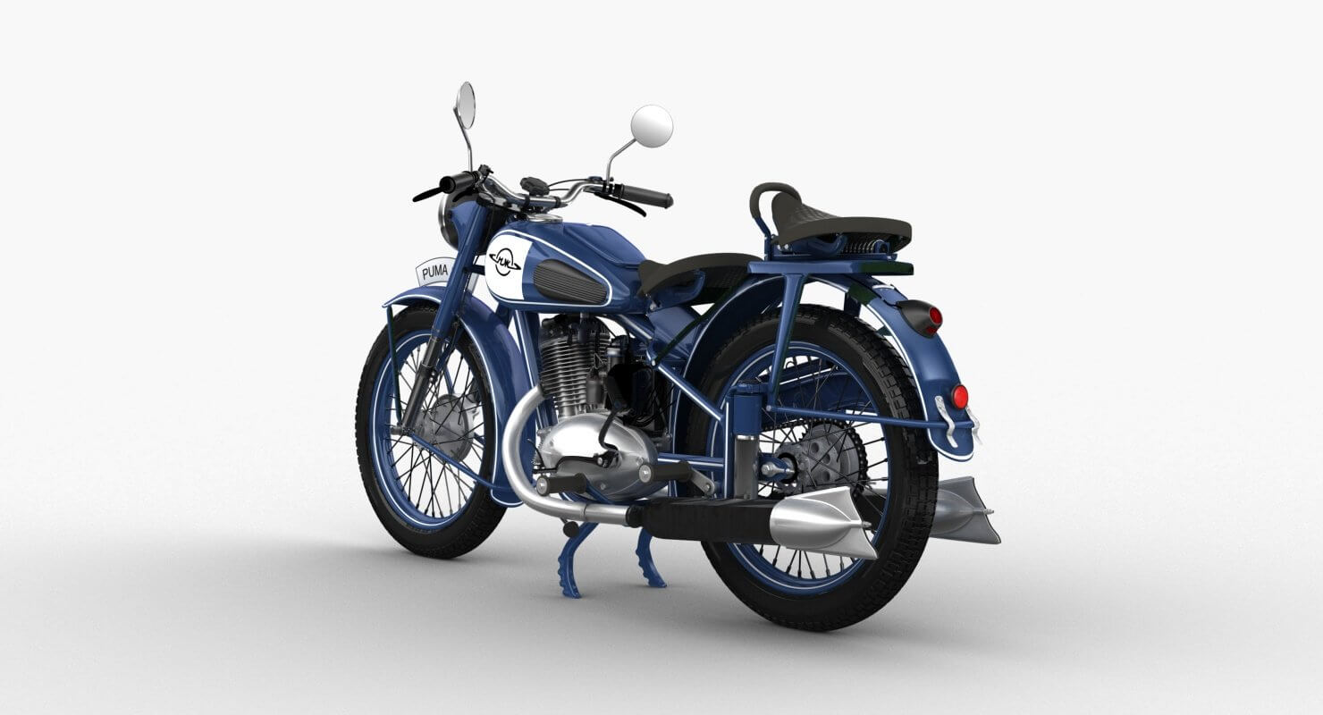 Motorcycle IZH-49 3D Model by ferhatkose19