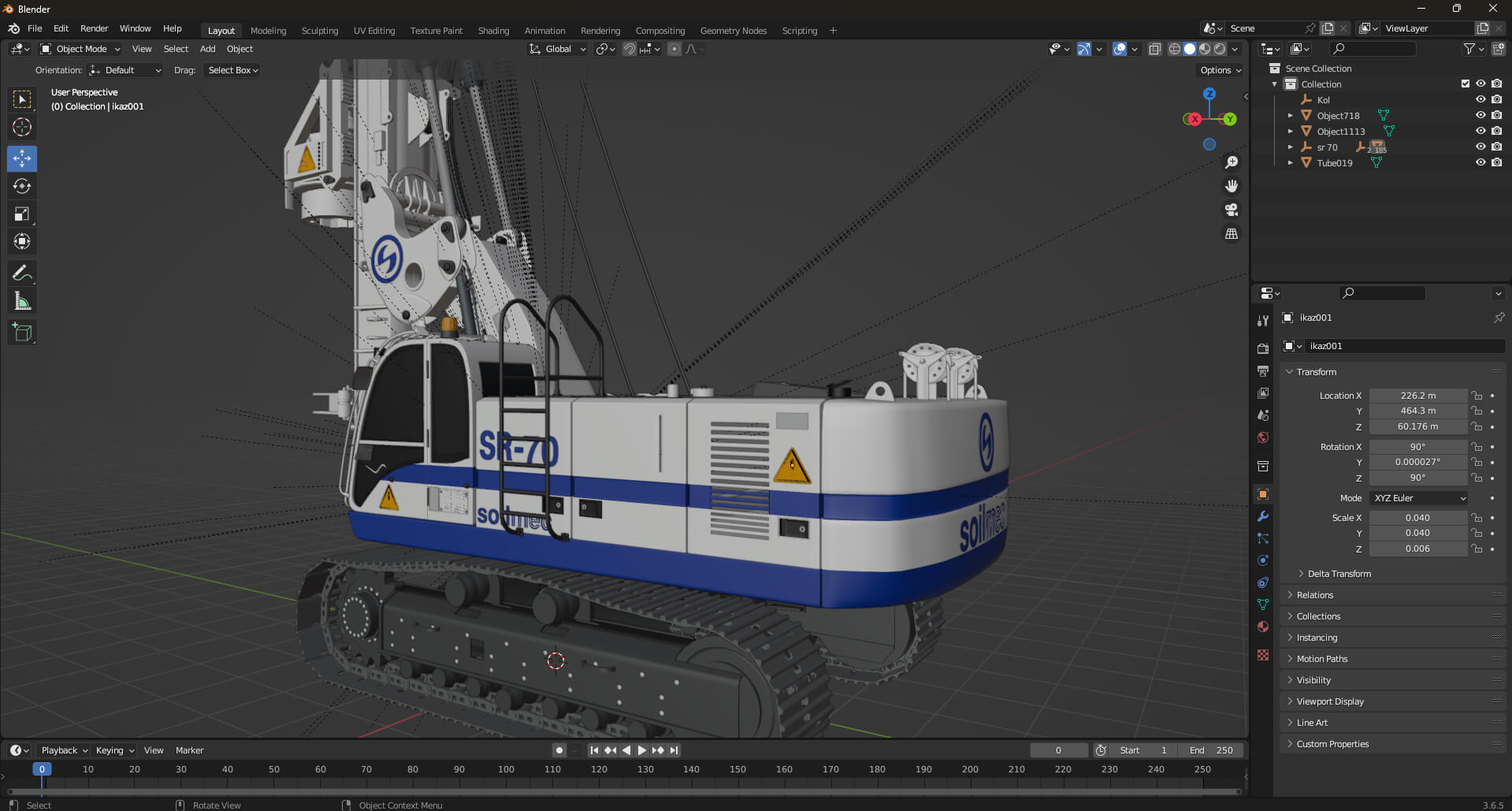 Soilmec SR 70 Drilling Rig - 3D Model by ferhatkose19
