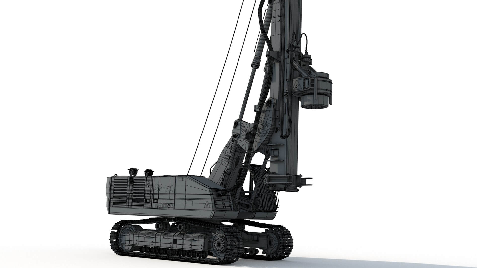 Soilmec SR 70 Drilling Rig - 3D Model by ferhatkose19