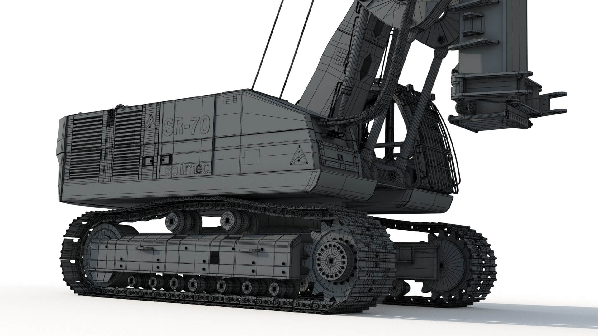 Soilmec SR 70 Drilling Rig - 3D Model by ferhatkose19