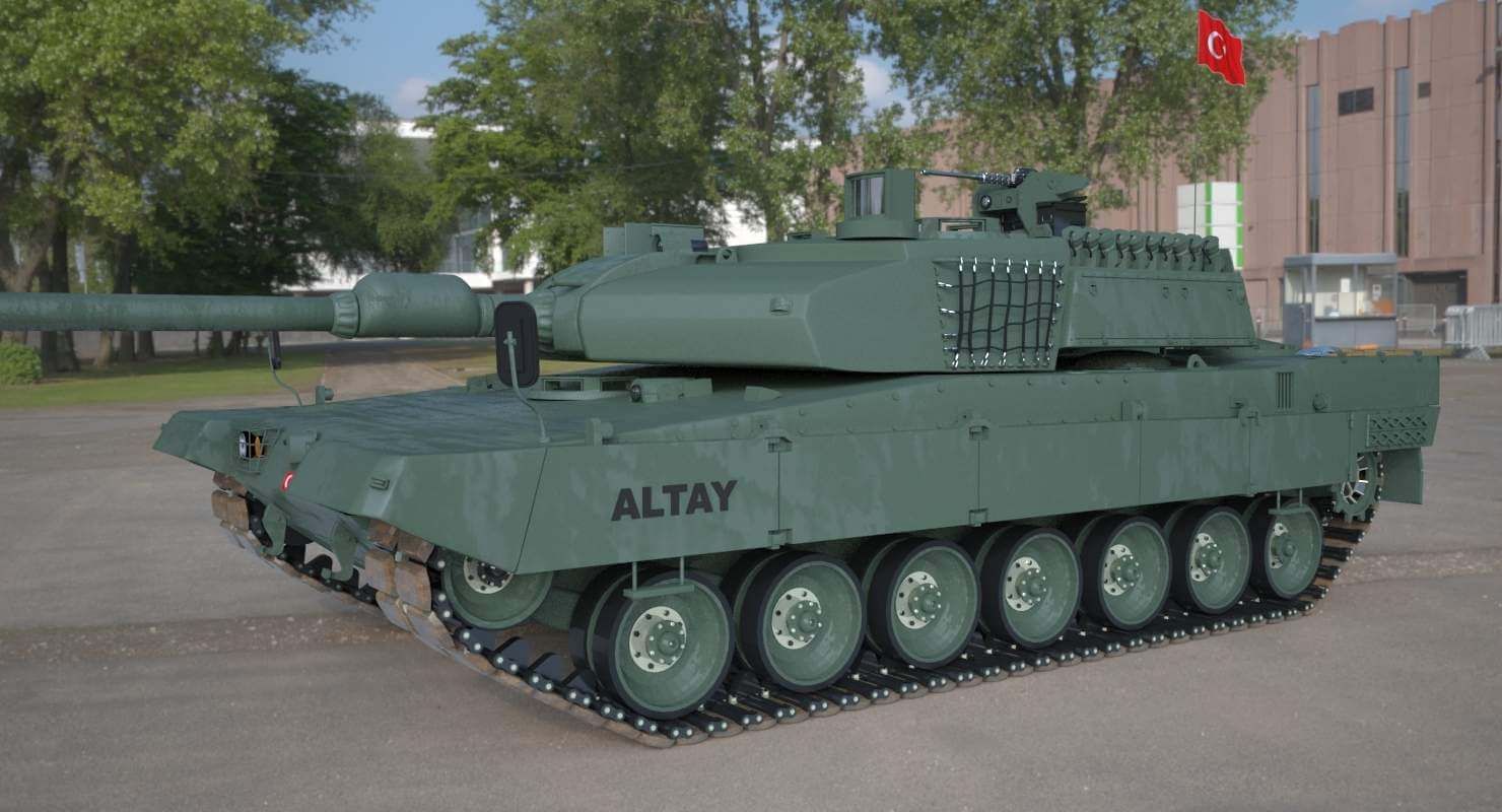 Tank Altay - 3D Model by ferhatkose19