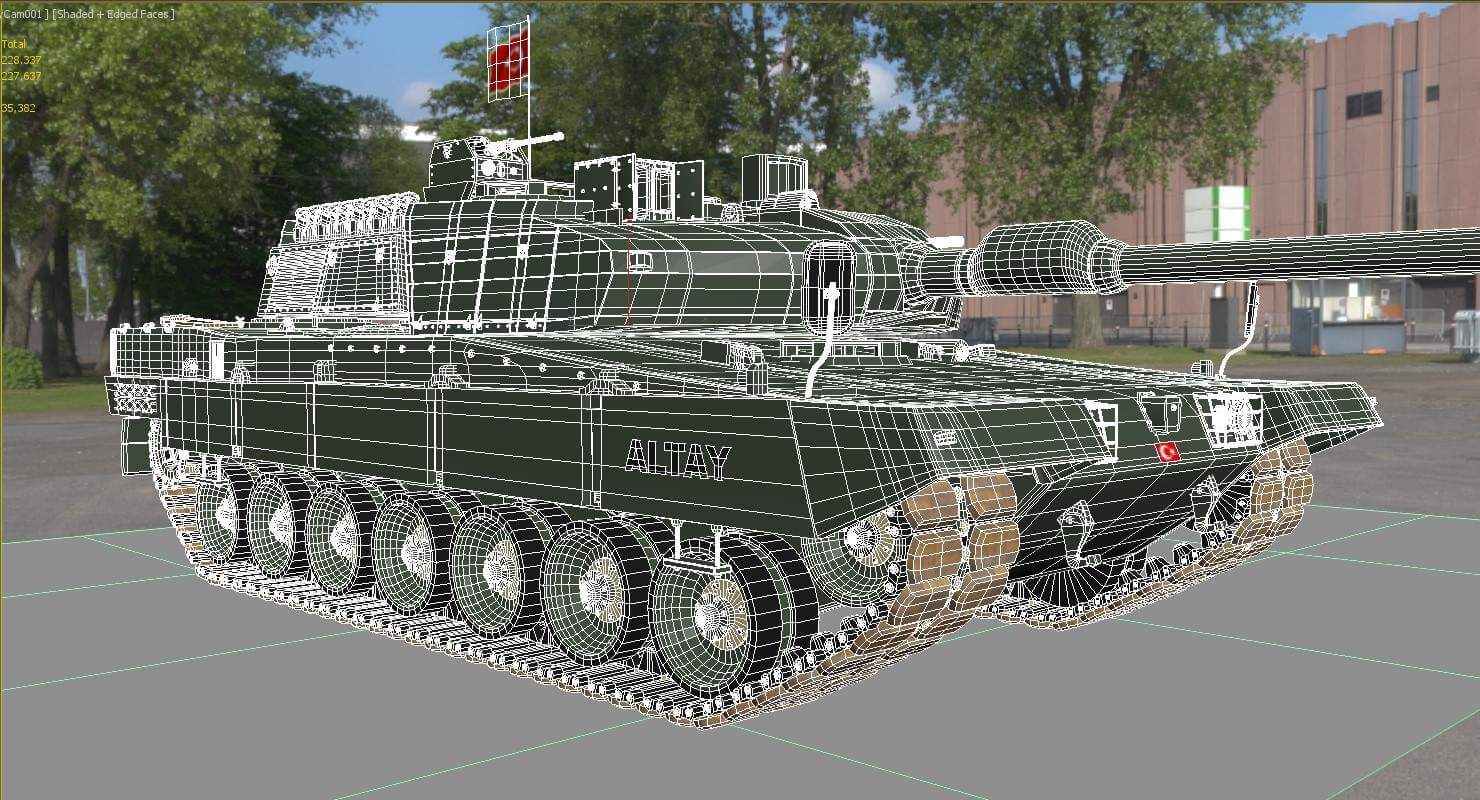 Tank Altay - 3D Model by ferhatkose19