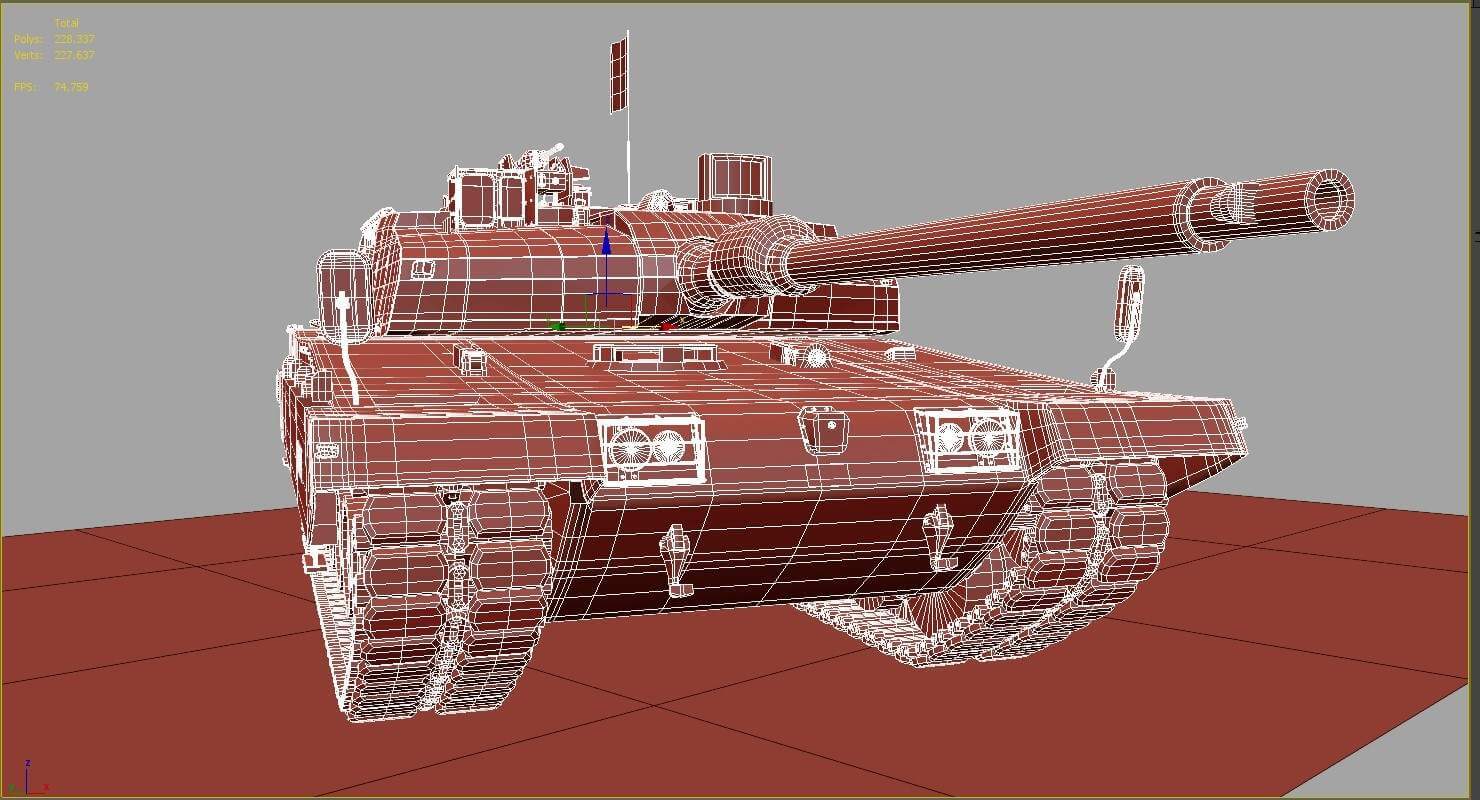 Tank Altay - 3D Model by ferhatkose19