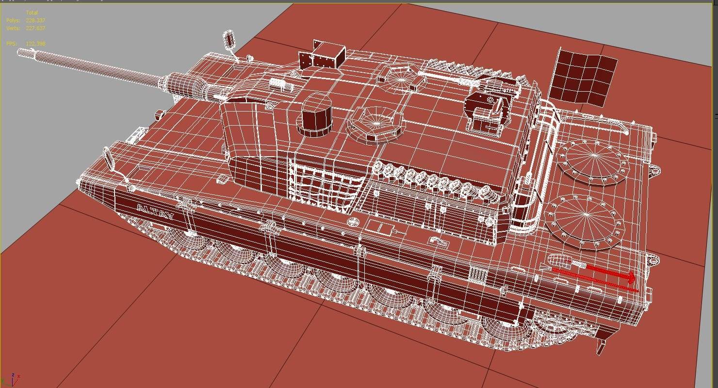 Tank Altay - 3D Model by ferhatkose19